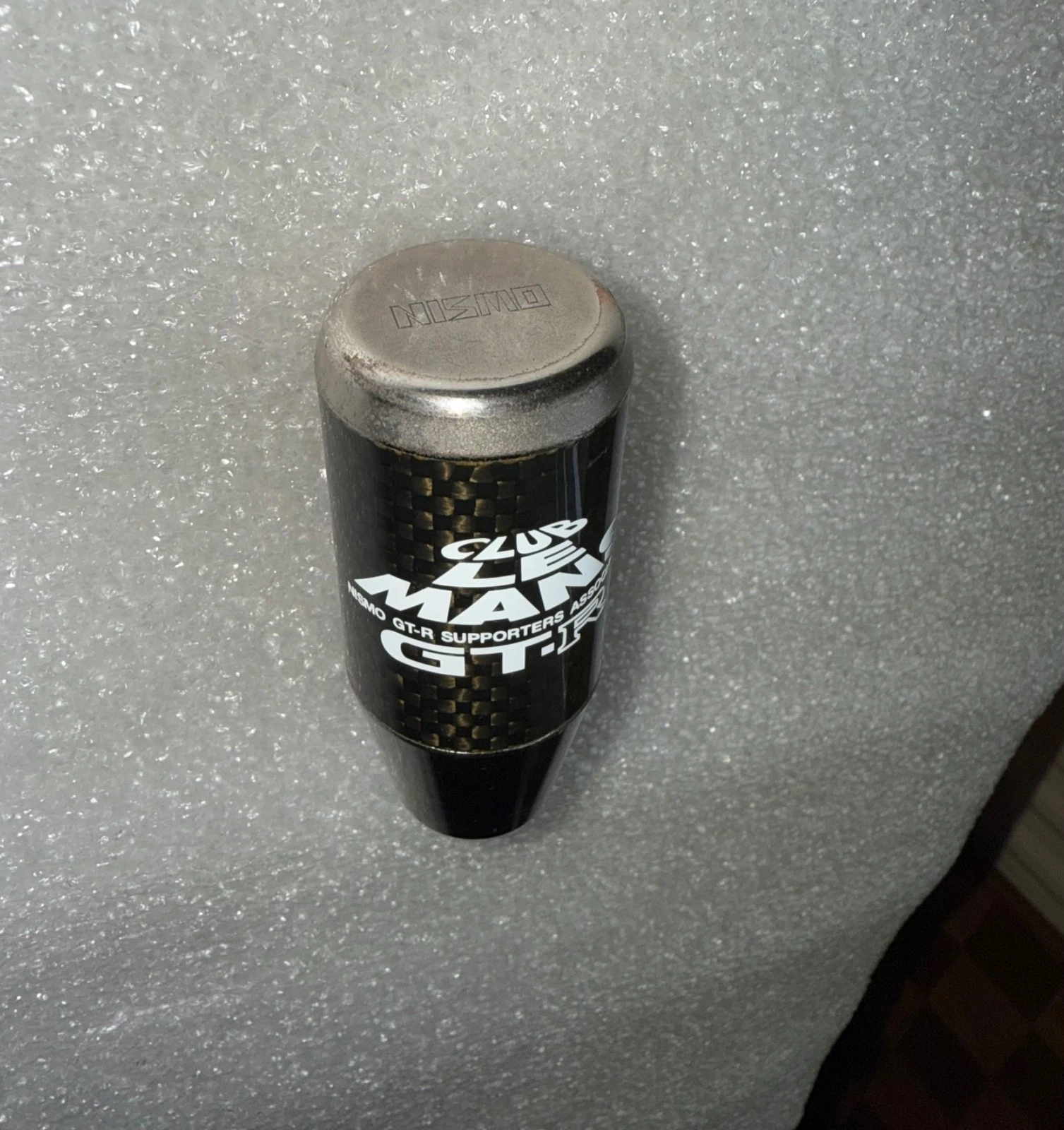 NISMO OLD LOGO CARBON CLUB LE MANS SHIFT KNOB RARE SKYLINE GTR R33 R34 ...